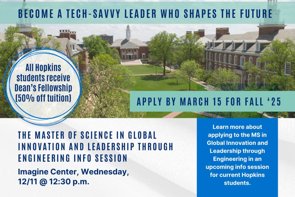 MS in Global Innovation and Leadership through Engineering Info Session ...